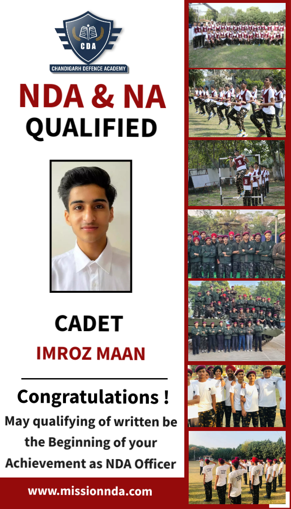 NDA Coaching Institute I Chandigarh Defence Academy Chandigarh